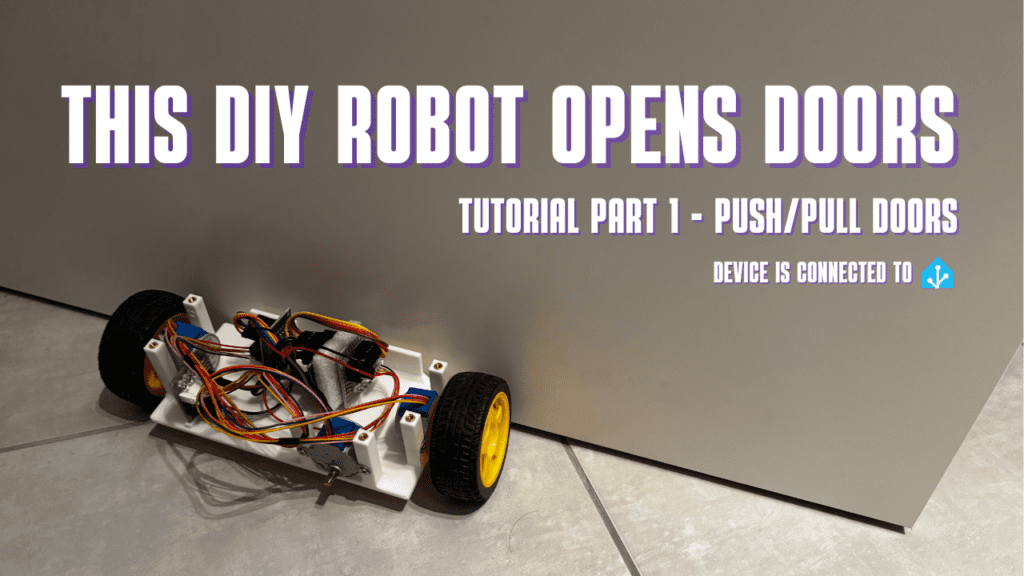 DIY smart door operating robot – step 1 (push / pull door) • The Smart ...